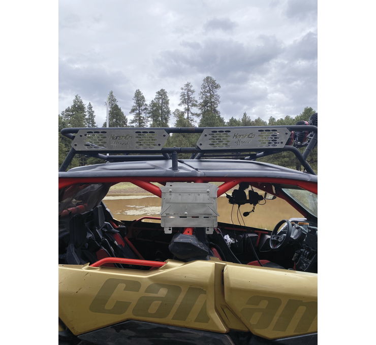 Overland Offroad UTV Roll Cager Mount Collapsible Fire Pit Grill