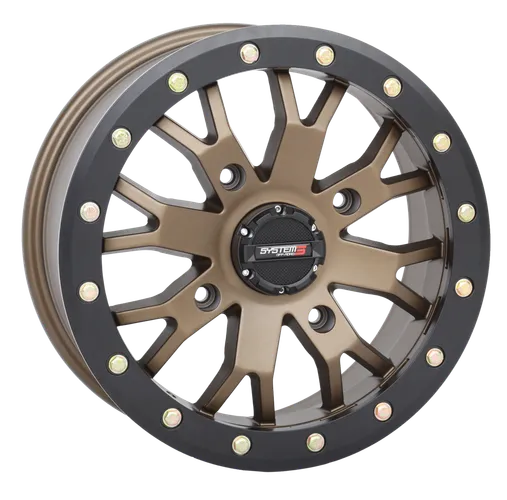 Bronze SB-4 Beadlock Wheel Rim 15x7 4/137 4+3 Bombardier Outlander 330 ...