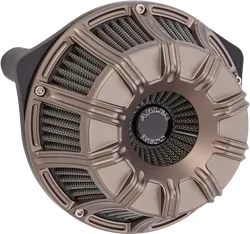 AN Inverted Air Cleaner Kit 10 Gauge Titanium Harley Road King Special ...