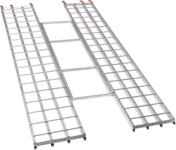 Moose Utility Aluminum Tri-Fold Loading Ramp Set 46"x85" for ATVs AR02 ...