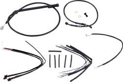 Burly 12in Black Jail Bar Controls Kit w ABS $ 402.95