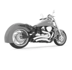 Freedom Sharp Curve Radius Full Exhaust System Chrome $ 999.99